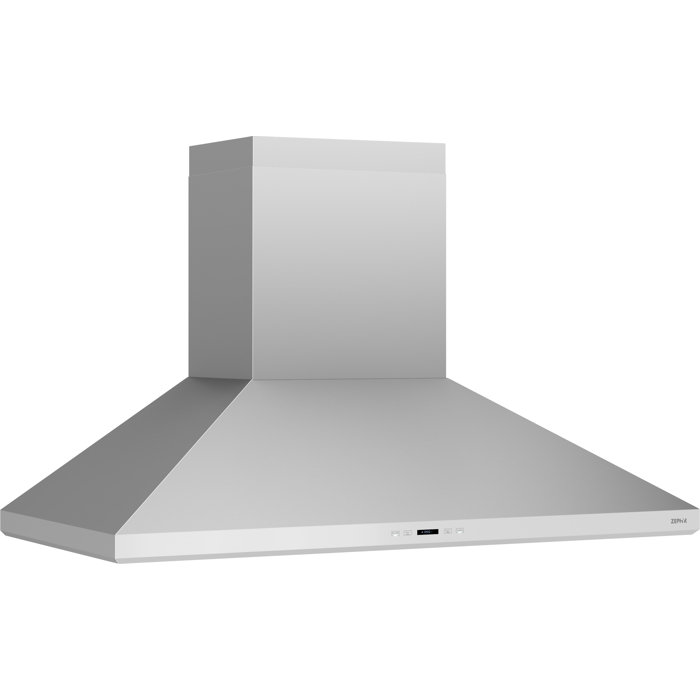 Zephyr Siena Pro 48 In. 1200 CFM Wall Mount Range Hood With LED Light In Stainless Steel | Wayfair